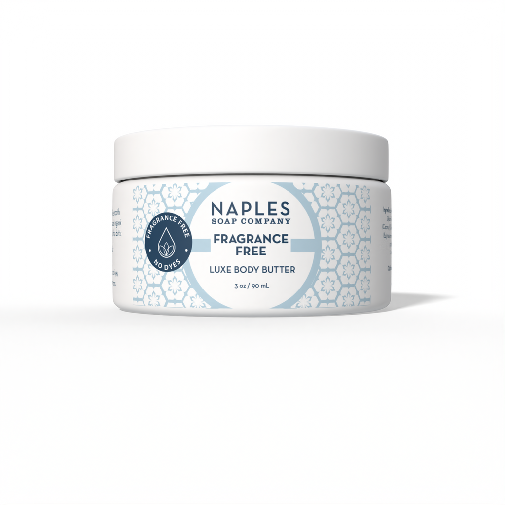 Fragrance Free Luxe Body Butter 3 oz – Naples Soap Company